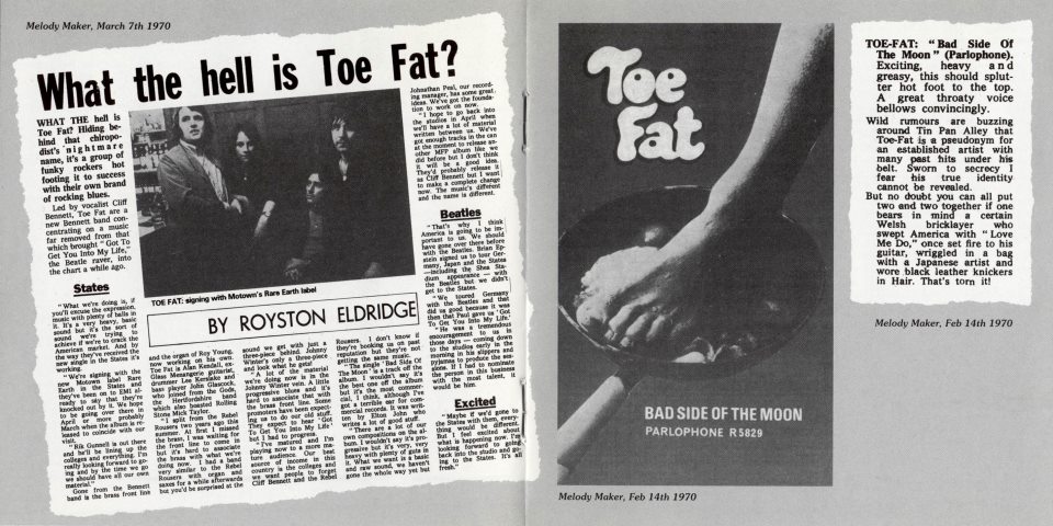 Tralhas do Porão: Toe Fat – Consultoria do Rock